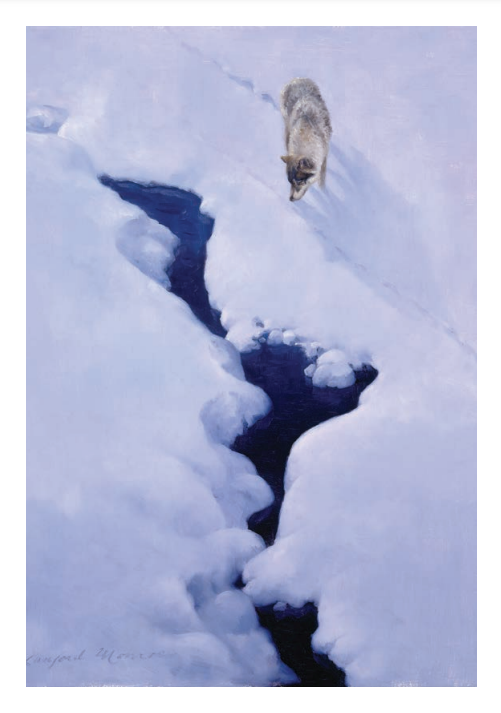 Lanford Monroe 'Cold Trail' Postcard – National Museum of Wildlife Art