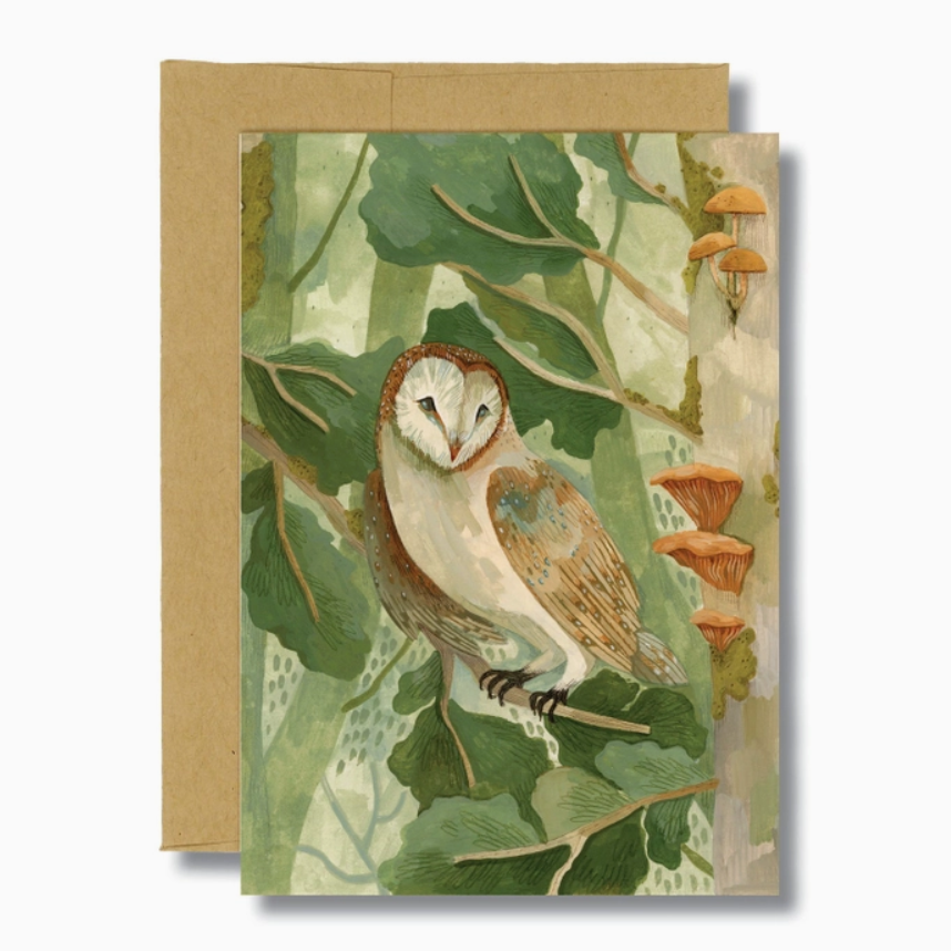 Forest Barn Owl Card – National Museum of Wildlife Art