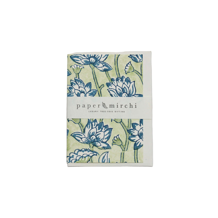 Lotus Indigo Blank Card – National Museum of Wildlife Art