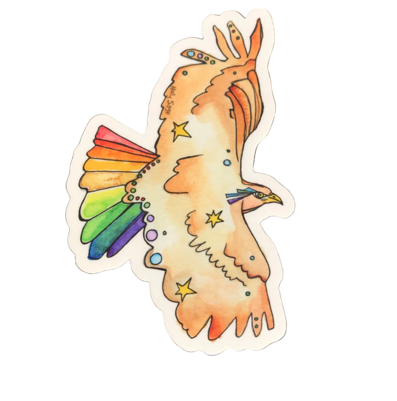 Sticker Rainbow Hawk – National Museum of Wildlife Art